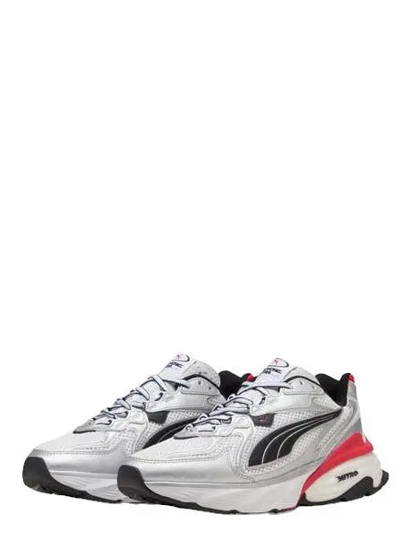 PUMA Fade Nitro Sneaker - Puma Silver/puma White/red