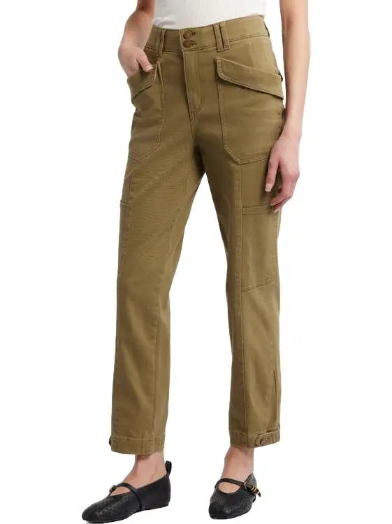 Wit & Wisdom Skyrise Tapered Utility Pants - Golden Olive