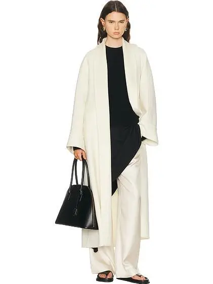 Nour Hammour Sima Wool Coat - Chantilly