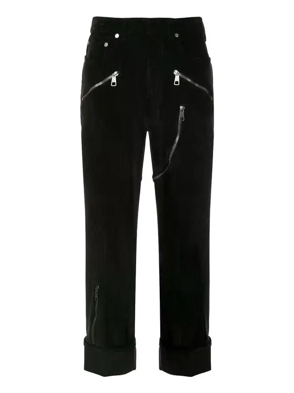 Neil Barrett Corduroy Zipped Trousers - Black