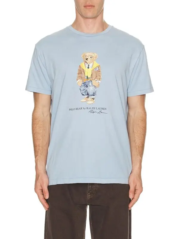Polo Ralph Lauren Heritage Bear T-shirt - Southport Blue