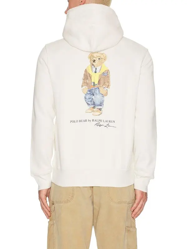 Polo Ralph Lauren Fleece Heritage Bear Hoodie - Nevis