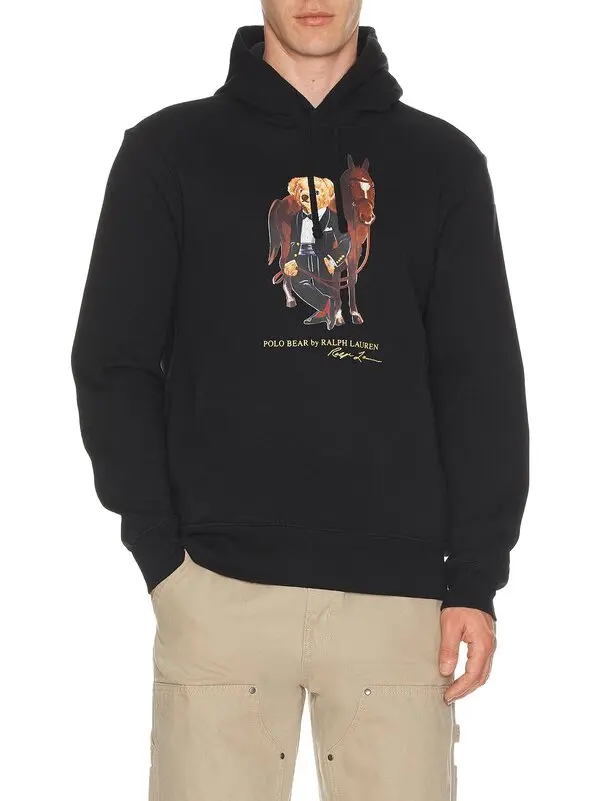 Polo Ralph Lauren Lunar New Year Bear Hoodie - Polo Black