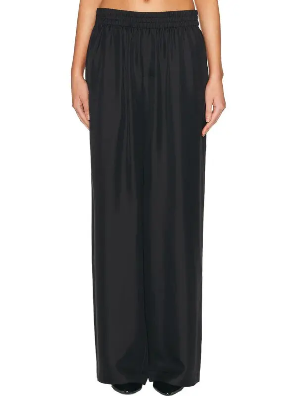 LISA YANG Wide Leg Trouser - Midnight