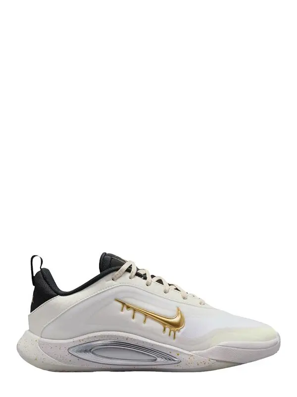 Nike A'one Gold Grillz Sneakers - Sail/metallic Gold/vast Grey