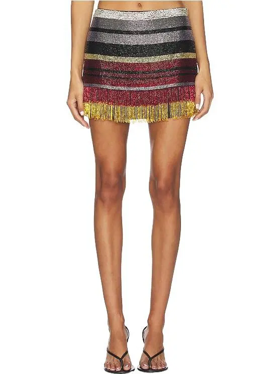 SIMONMILLER Inessa Beaded Skirt - Jewel Multi