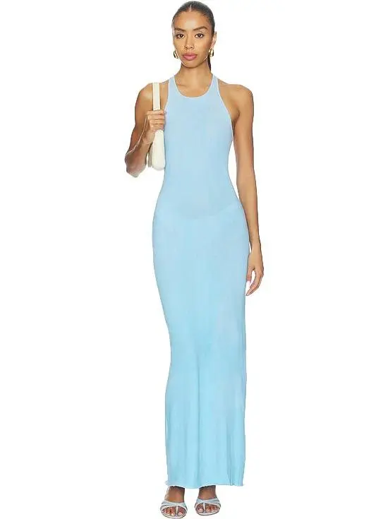 Cotton Citizen Marbella Maxi Dress - Sky Blue