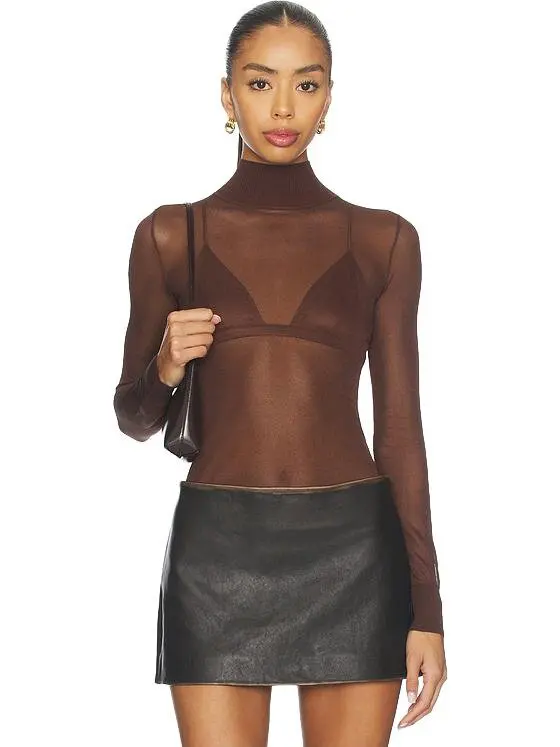 SEROYA Lainey Top - Sable Brown