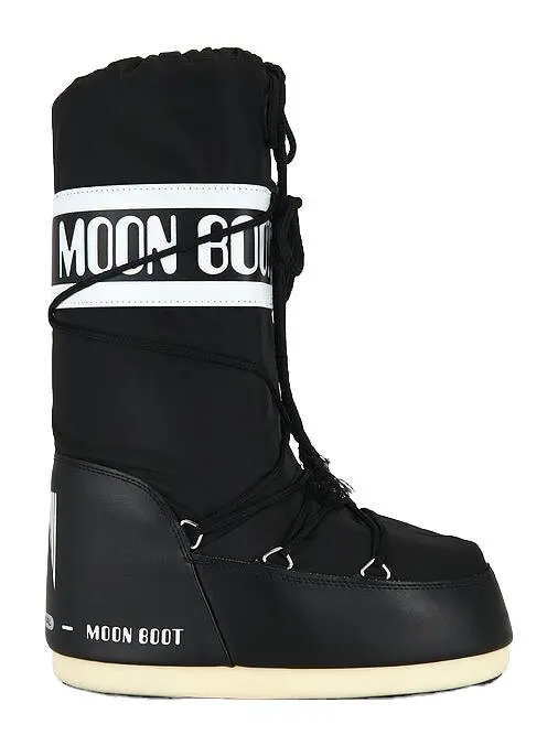 Moon Boot Icon Nylon Boots - Black