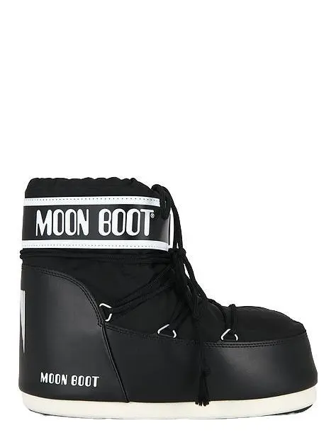 Moon Boot Icon Low Nylon Boot - Black