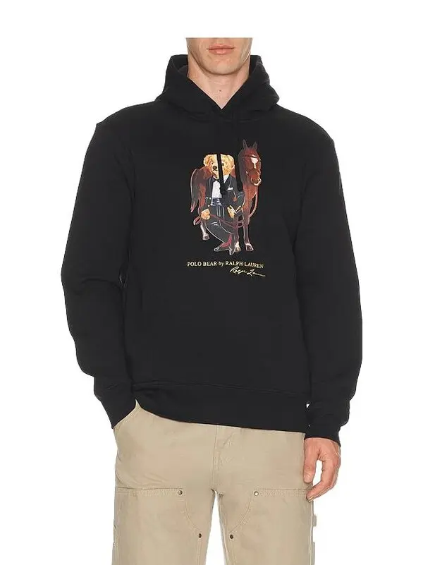 Polo Ralph Lauren Lunar New Year Bear Hoodie - Polo Black