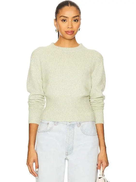 Guest In Residence Alina Crew Sweater - Seaglass