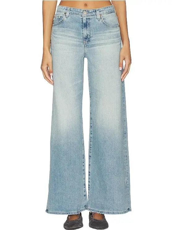 Ag Saige Wide Leg Jeans - Blue
