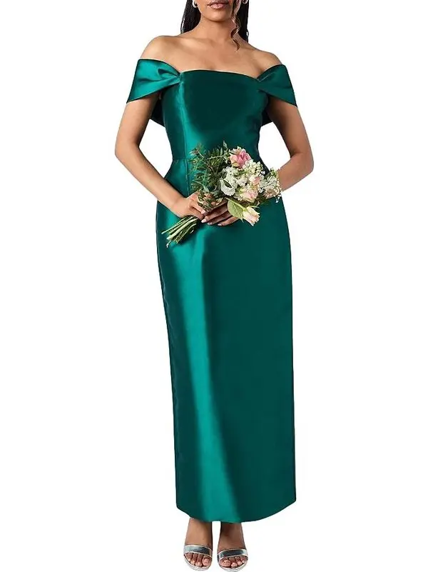 Coast Petite Column Midi Dress - Emerald