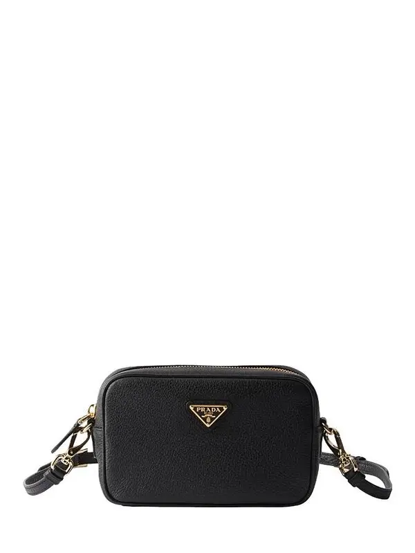 Prada Leather Mini Bag - Black