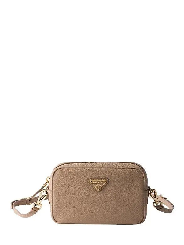 Prada Leather Mini Bag - Powder
