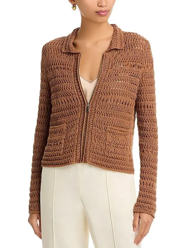 Fabiana Filippi Collared Cardigan Sweater - Vimini
