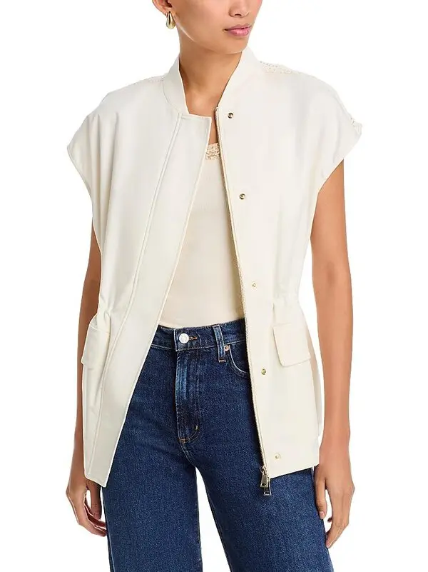 Fabiana Filippi Mixed Media Jacket - Burro
