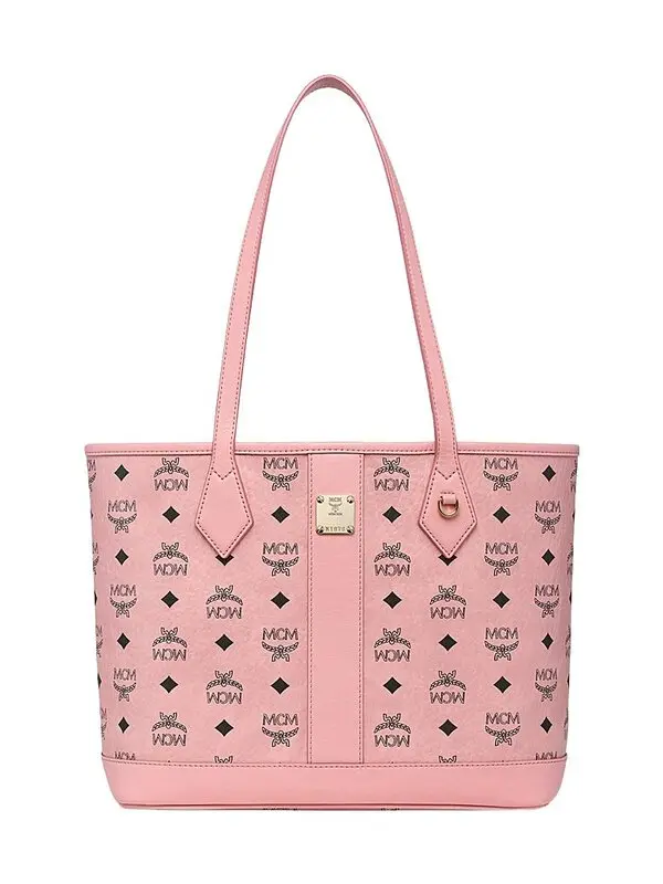 Mcm Liz Small Visetos Shopper Tote - Soft Pink