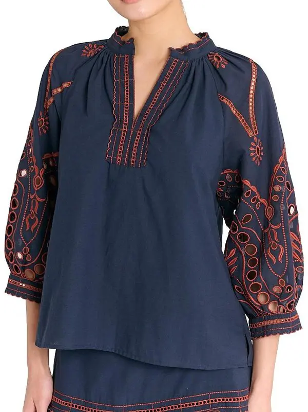 CARTOLINA Quincy Top - Midnight Blue