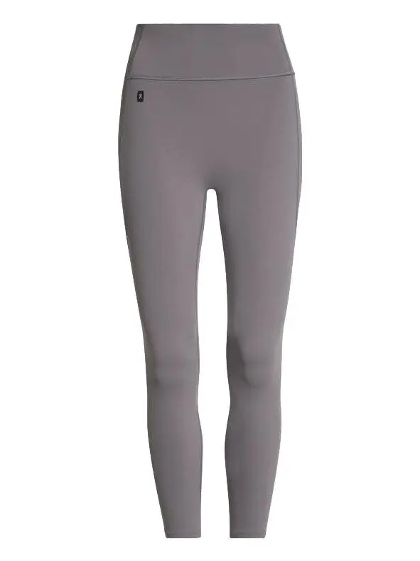 On High Waist 7/8 Studio Tights - Ember