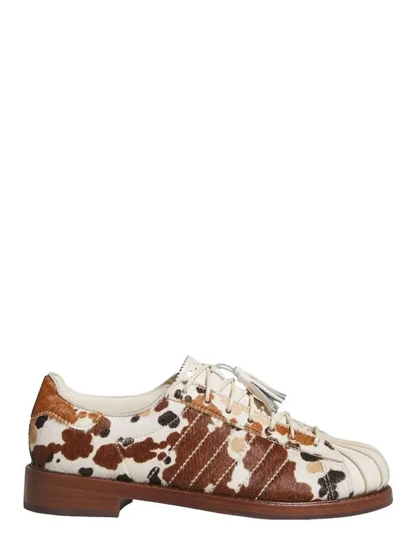 Adidas Superstar Dress Shoe Clot Edison Chen Cow Print - Wonder White/preloved Brown