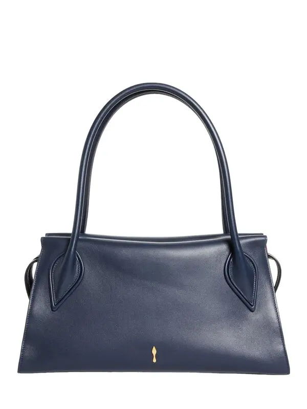 CHRISTIAN LOUBOUTIN Medium Baguette Leather Shoulder Bag - Bl4g Marine