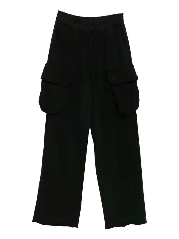 JULIUS Wide-leg Trousers - Black