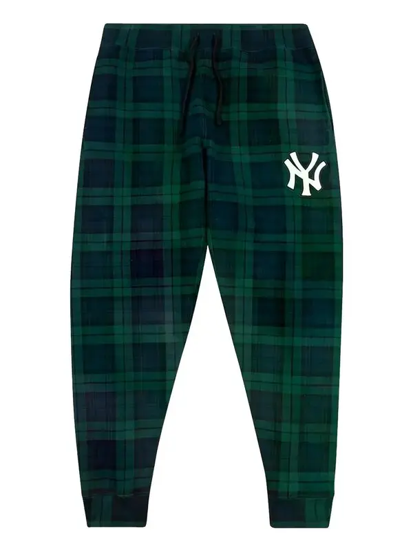 Polo Ralph Lauren X New York Yankees Plaid Lounge Pant - Green