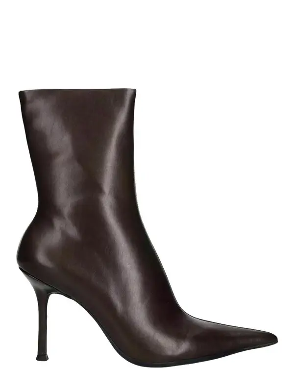 Jeffrey Campbell Daring Pointed-toe Stiletto-heel Boots - Brown