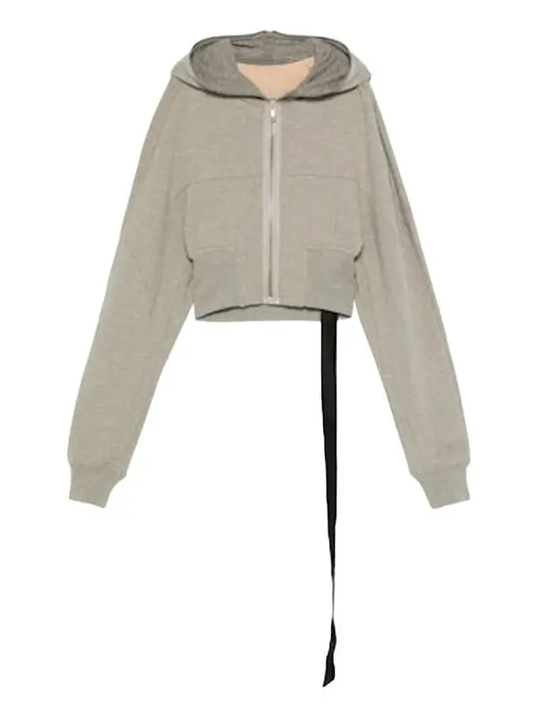 Rick Owens Collage Gimp Hoodie - Melange Grey