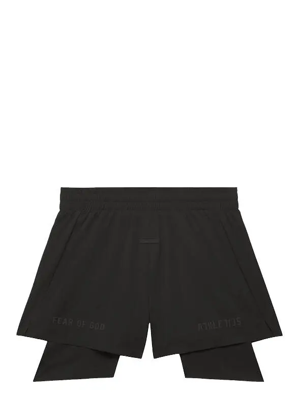 Adidas Fear Of God Athletics Meltaway In 1 Short - Black