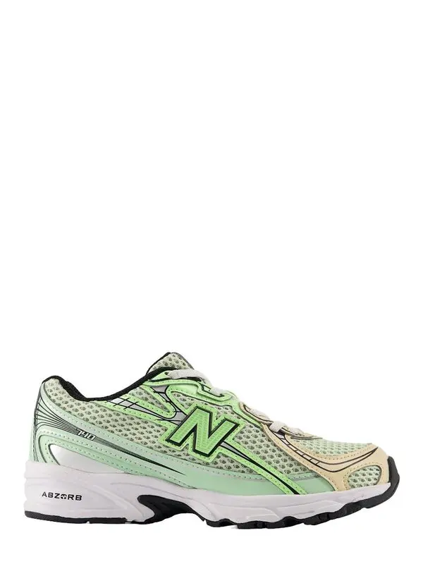 NEW BALANCE 740 Bungee Lace Sneakers - Mint Flash/ash Wood/lab Green