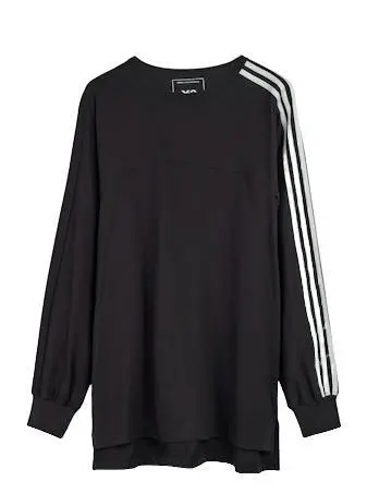 Adidas Y3 3stripes Long Sleeve Longsleeve Top - Black