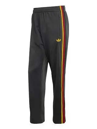 Adidas Firebird Track Pants - Utility Black Collegiate Gold Team Power Red
