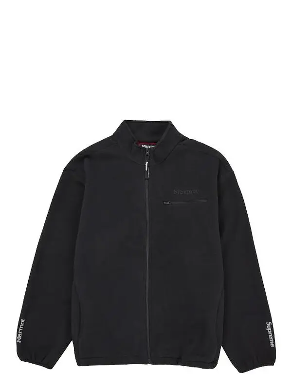 Supreme Marmot Fleece Jacket - Black