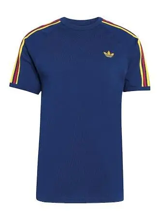 Adidas 3stripes T-shirt - Dark Blue Crew Yellow Power Blue