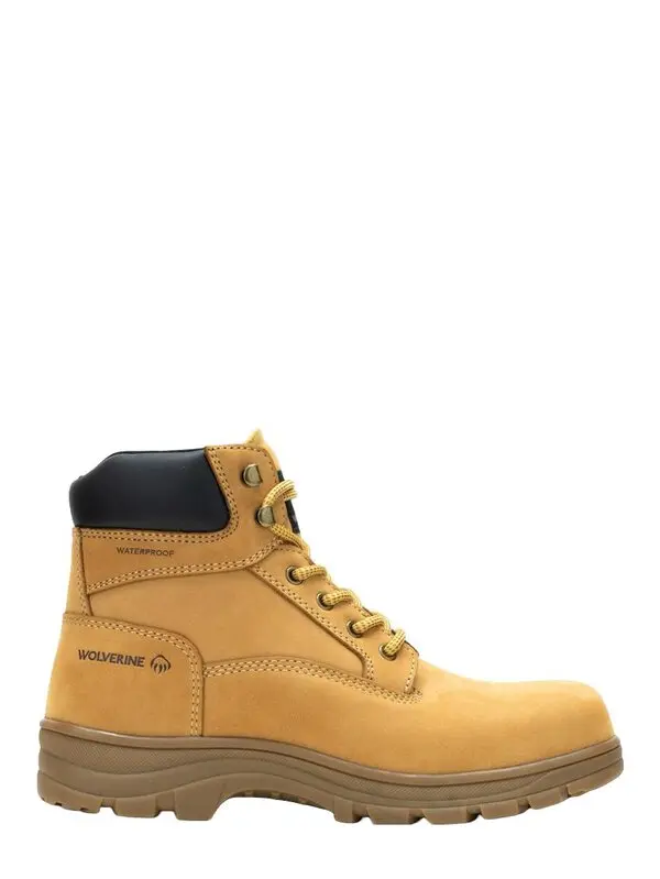 Wolverine Carlsbad Waterproof Steel Toe 6 Boots - Wheat
