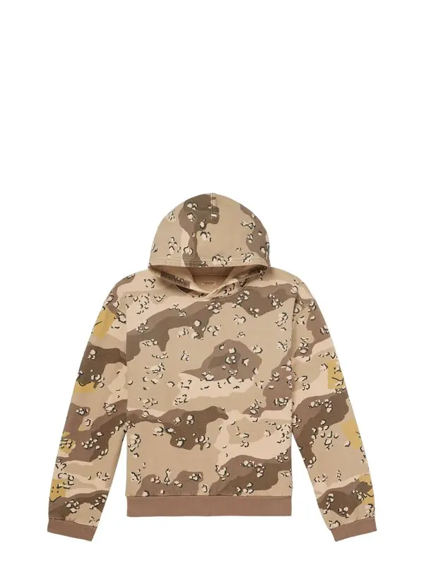 Kapital Printed Cotton Hoodie - Beige