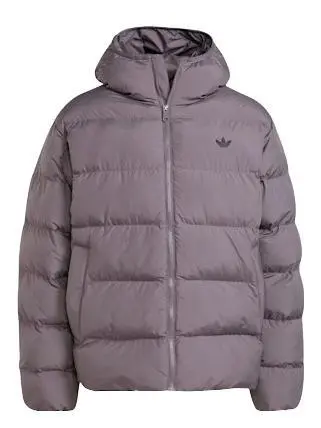 Adidas Hooded Puffer Jacket - Grey Strata