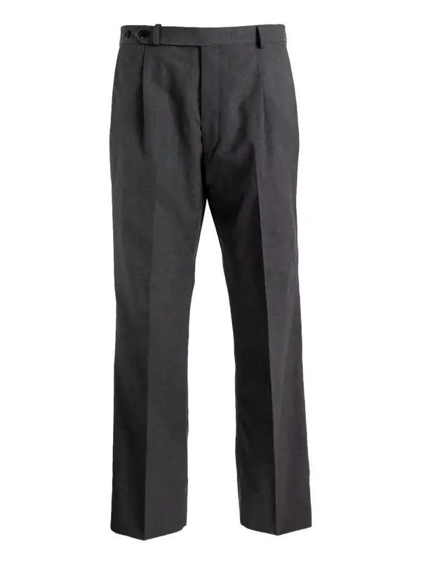 Prada Pleated Tailored Trousers - Grey