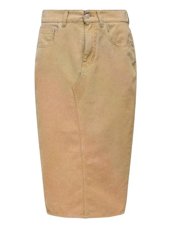 MAISON MARGIELA Seam Midi Skirt - Neutrals