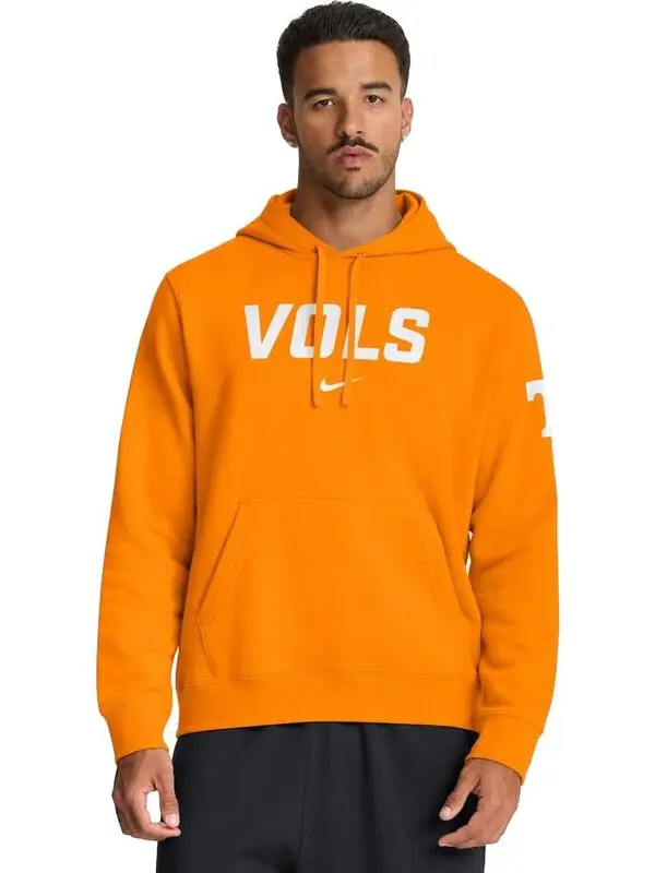 Nike Tennessee Volunteers Nickname Club Fleece Pullover Hoodie - Tennessee Orange
