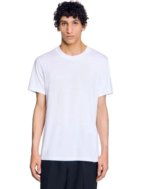 Sandro Cotton T-shirt - White