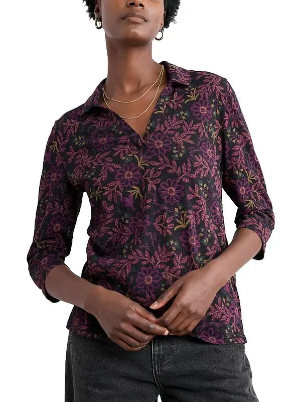 SEASALT CORNWALL Wavecrest Shirt - Evening Woodland Onyx