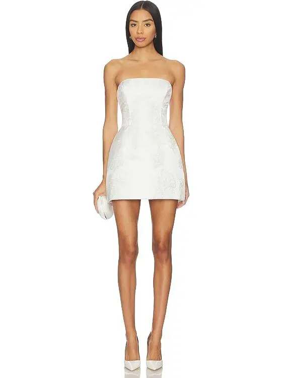Katie May Valerie Strapless Mini Dress - Ivory