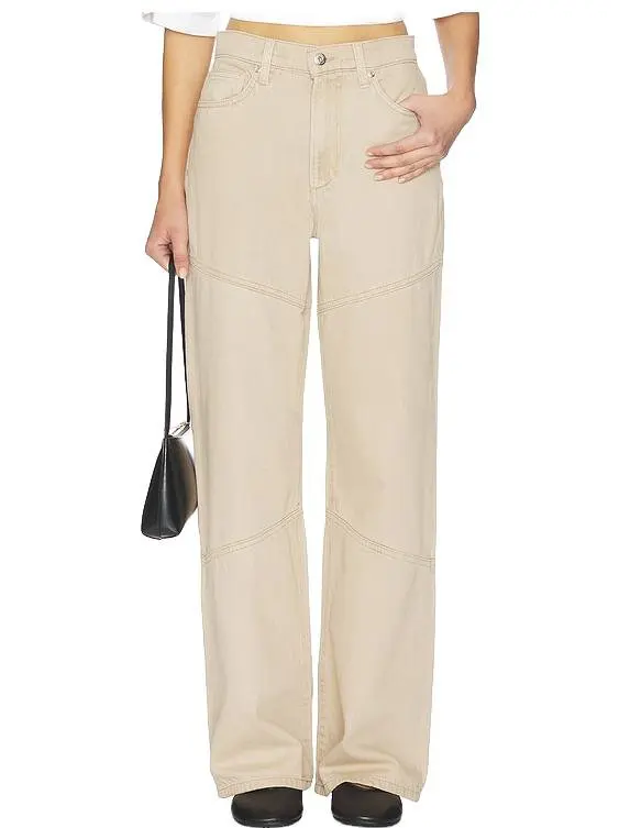 Joe's Jeans The Harlowe Seamed Wide Leg Jeans - Tigers Eye