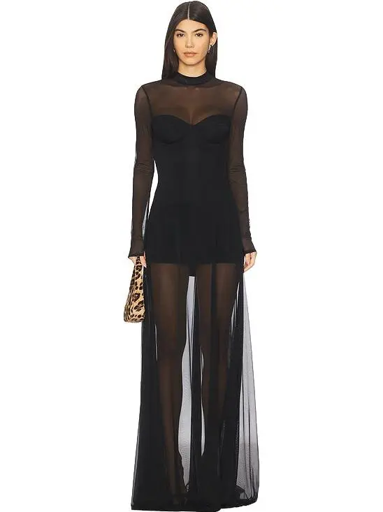 OW Kya Maxi Dress - Black