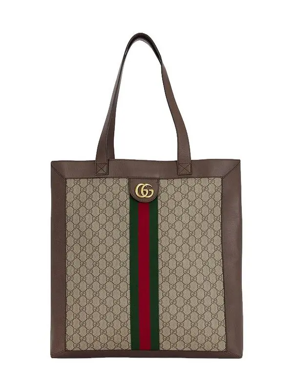 FWRD RENEW Gucci Ophidia Tote - Beige