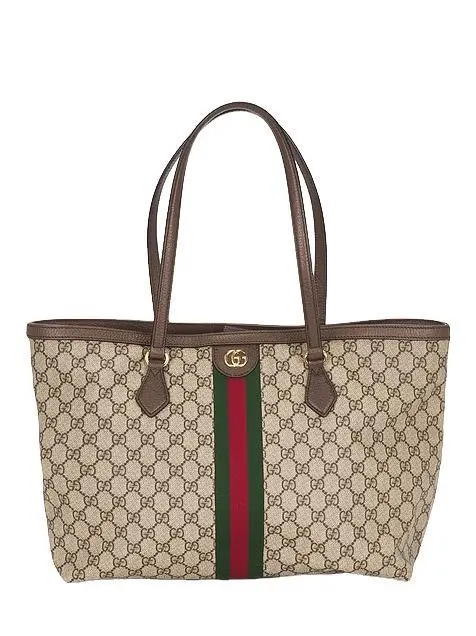 FWRD RENEW Gucci Ophidia Tote Bag - Beige